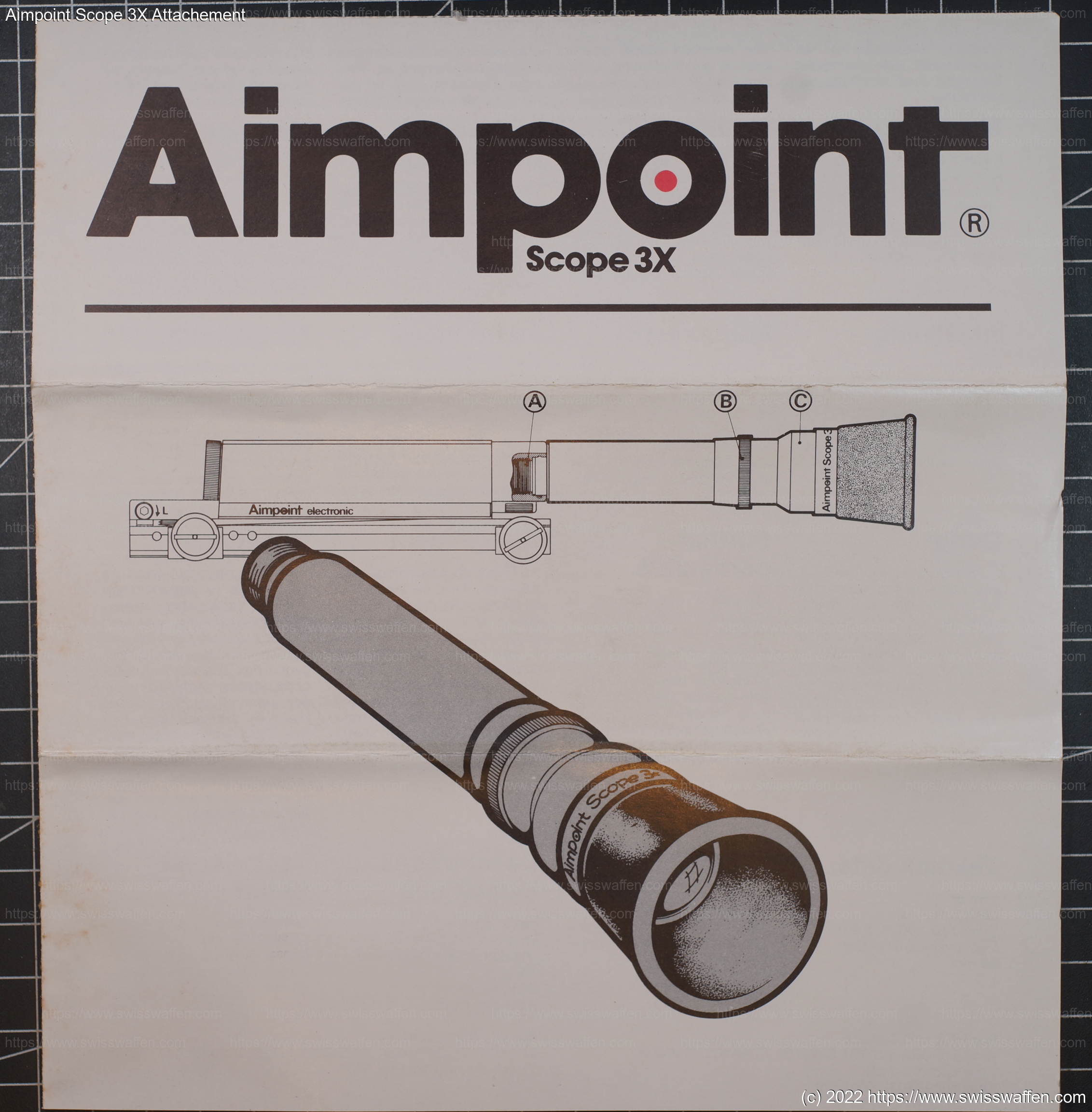 Accessory Details Aimpoint Scope 3X Attachement